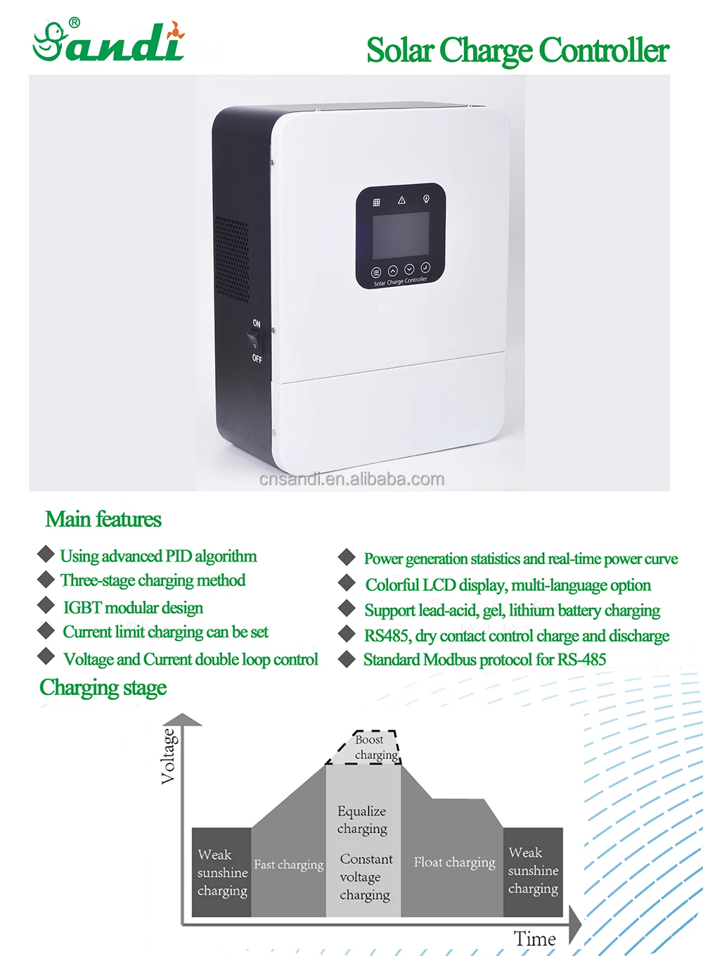 480V Solar Charge Controllers - Efficient Voltage Regulators