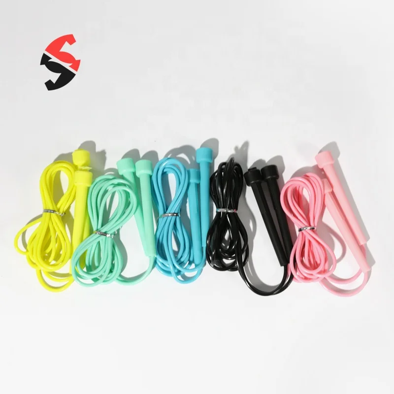 Customized Logo Gym Workout Fitness Exercise Pvc Skipping Rope Jump ...