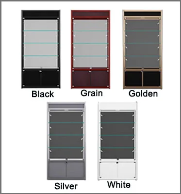 6ft Full Vision Glass Display Case for Smoke Shop Vitrine
