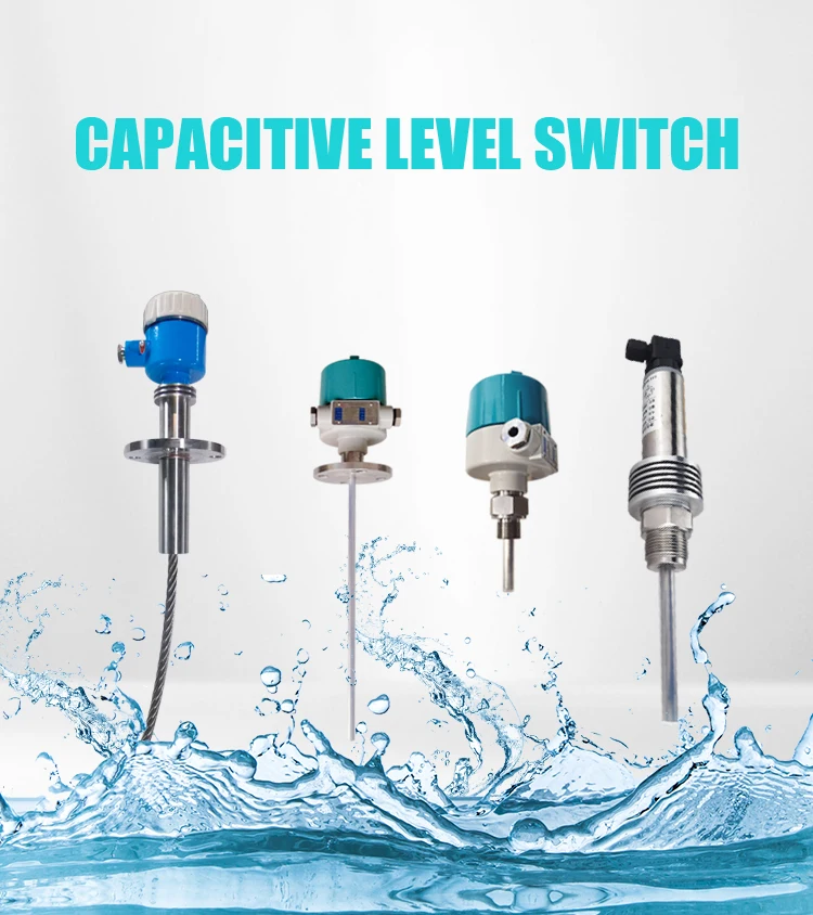 Steel Cable Material Static Capacitance Type Liquid Level Switch / High ...