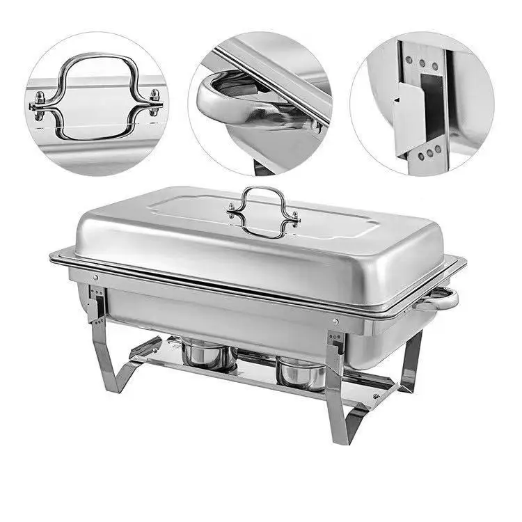 Stainless Steel Buffet Stove - Keep Food Warm for Catering