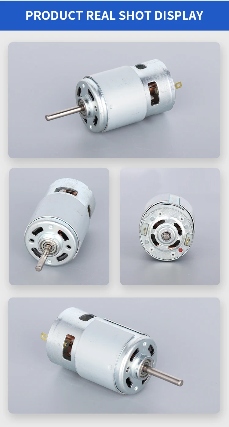 24V DC Motor Spindle for CNC Milling Machines – 80W, 20000RPM, Durable ...
