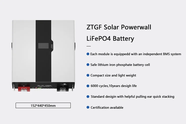 Ztgf Household Energy Storage Powerwall Solar Batteries Wall-mounted ...