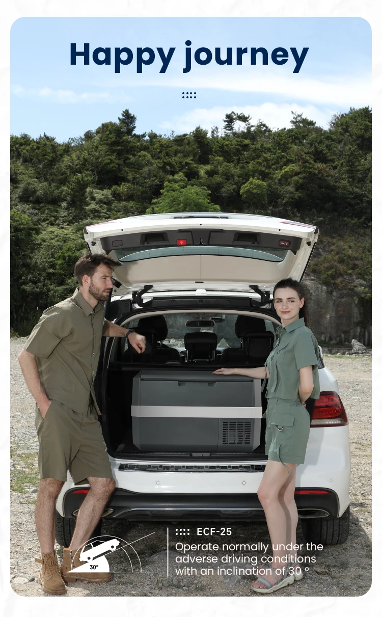 Evercool 220v Ac Dc 12v 25l Car Fridge Portable Freezer Mini Fridge Cup ...