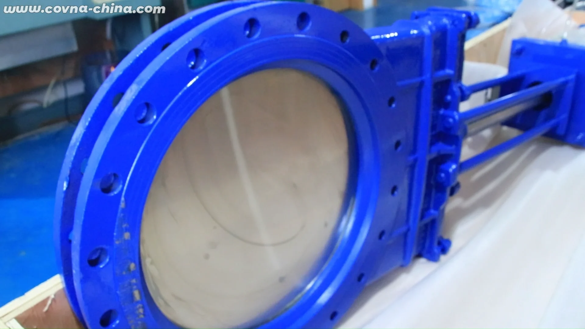 Covna Flange Cast Iron Pneumatic Knife Gate Valve 8 Inch Dn80 Knife ... Covna Flange Cast Iron Pneumatic Knife Gate Valve 8 Inch Dn80 Knife ...
