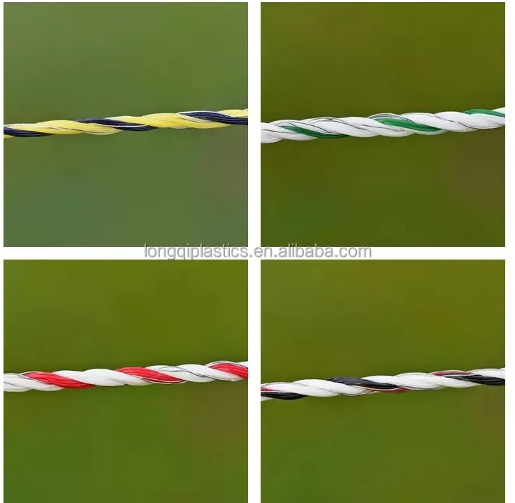 White Polytape Electric Fence - High Strength & Customizable