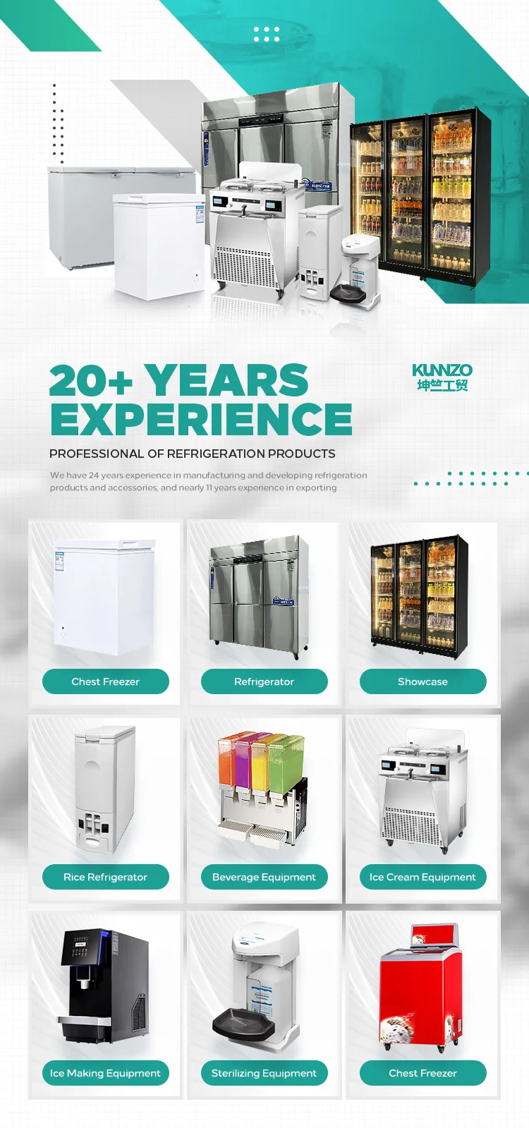 Factory Island Freezer Combined Display Supermarket Ice Cream Showcase ...