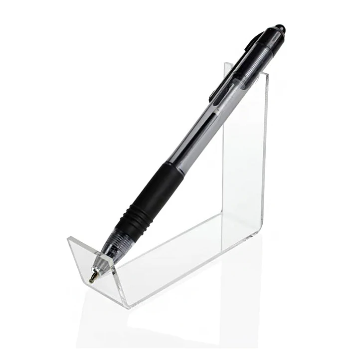 Custom Clear Acrylic Single Pen Display Stand Holder Perspex Pencil ...