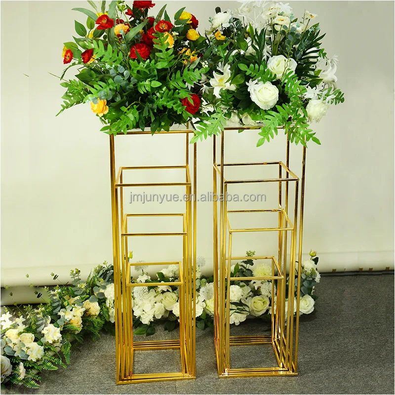 Tall Metal Centerpiece Stand Metal Centerpieces For Wedding Table Decor ...