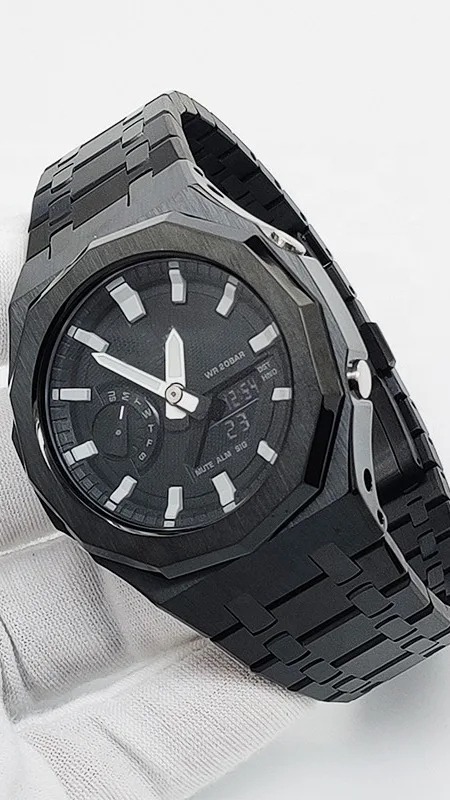 Ga2100 Gen4 Casioak Mod Metal Bezel Watch Kit Band Case Stainless Steel ...