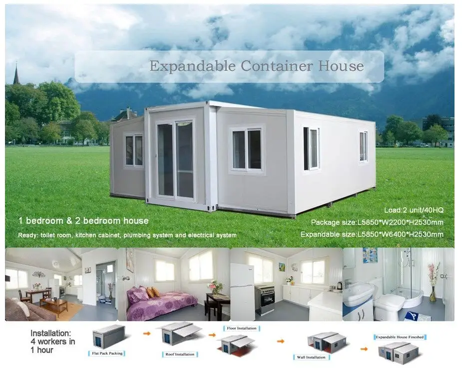 Modern Prefab Casa Modular Extendable Folding Container Tiny Homes ... Modern Prefab Casa Modular Extendable Folding Container Tiny Homes ...