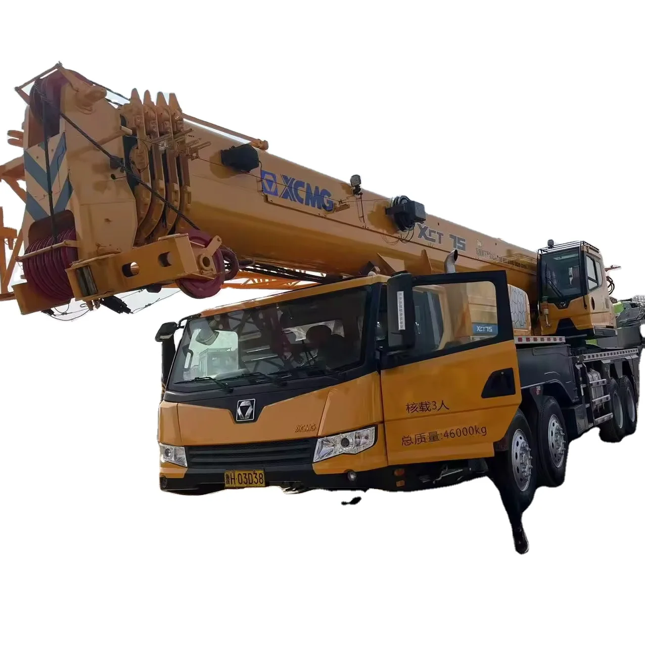 NEW middle size 75ton Truck Crane 70ton XCT75 with 48m full-extend boom ...