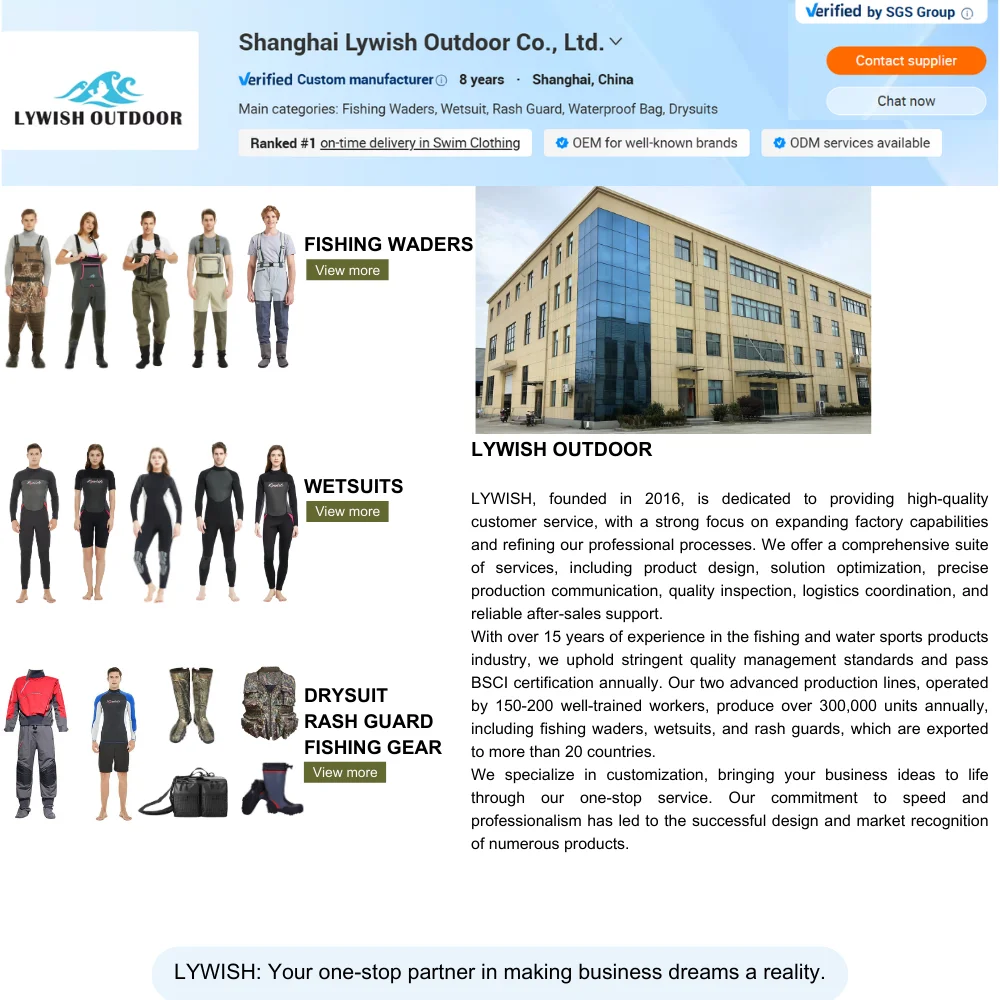 Custom Waterproof Neoprene Waders with Front Chest Zipper and Boot ...
