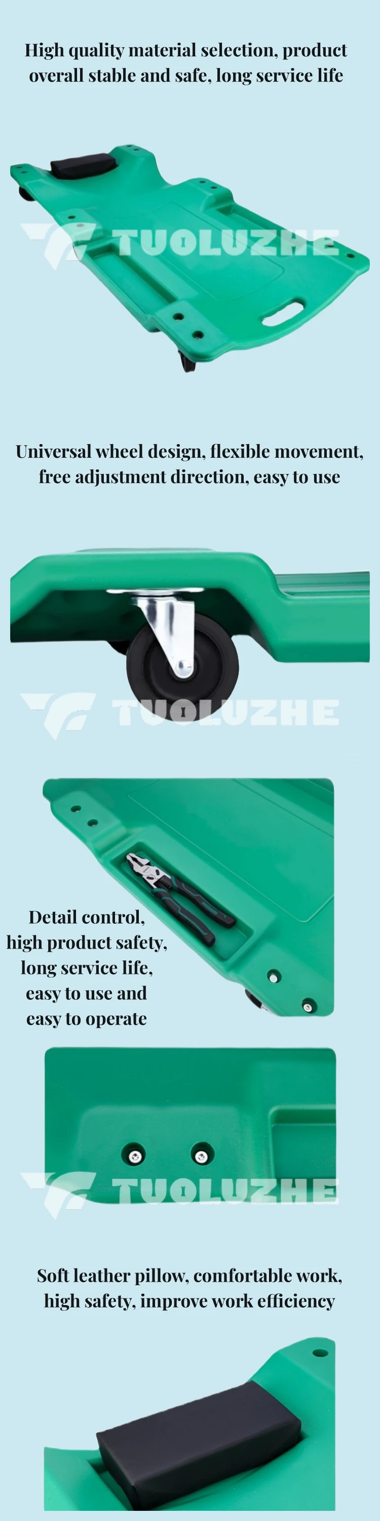 Automotive Chassis Malfunction Maintenance Tool Mechanic Creeper 36 ...