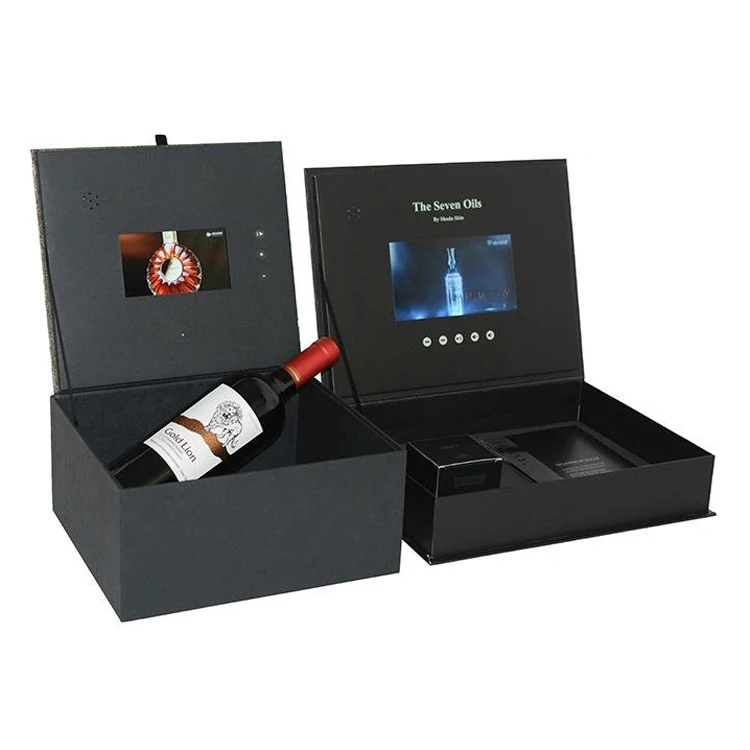 Custom Print Video Brochure Box 2.4 2.8 4.3 5 7 Inch Hd Screen Lcd ...