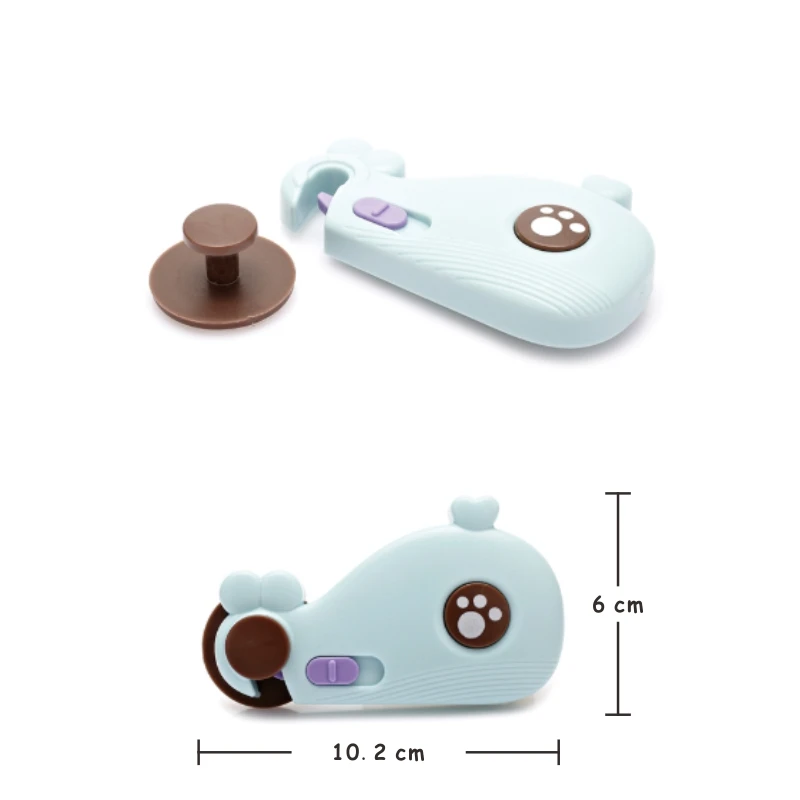 Whale Cute Shape Cabinet Lock Self Adhesive Safety Lock For Baby - Buy ...