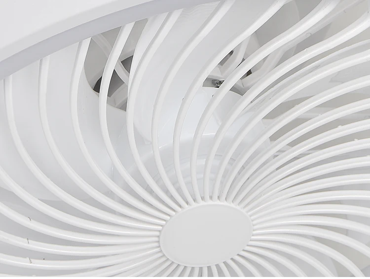 XD113 2024 New Woodgrain Bedroom Shake Head Fan Light Modern Bladeless ...