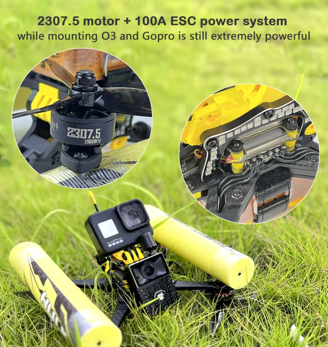 Darwinfpv Hulk 2 Cinematic Fpv Drone 5 Inch Quadcopters 5.8g 1000mw ...