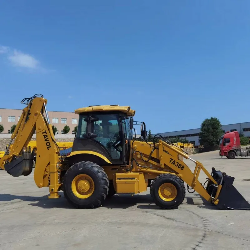 2.5 Ton Construction Backhoe Loader With Diesel And Electric Power Use ...