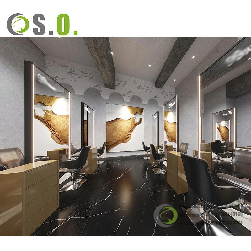 Salon Small Shop Counter Design Beauty Salon Products Display Cabinets ...