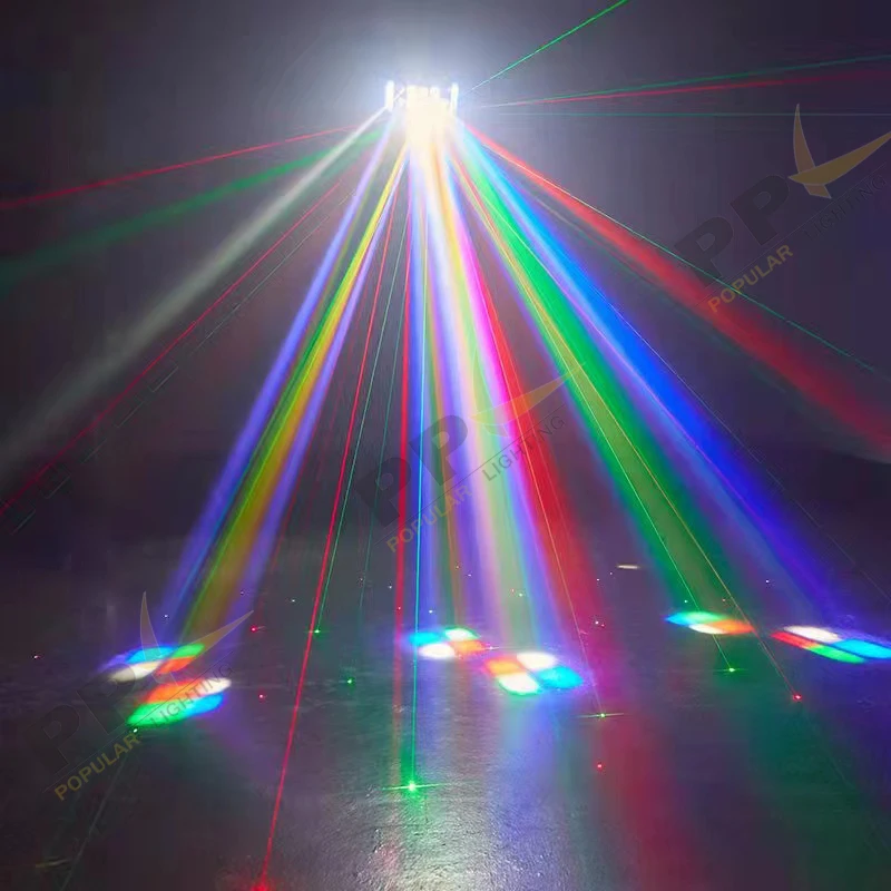 Leds 40w Mini Four Butterfly Derby Light Dmx Rgbw 4in1 Flash Effect Led ...