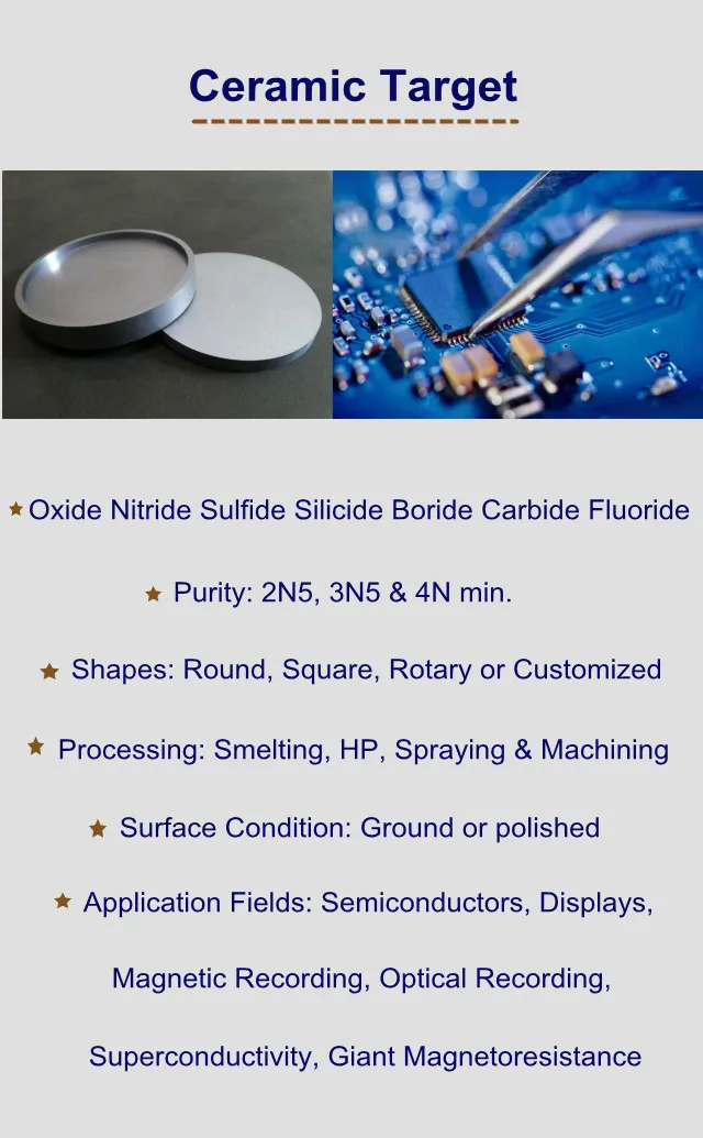 Wc Ceramic Sputtering Target 2n5 99.5% Min. Rectangle Shape - Buy Wc ...