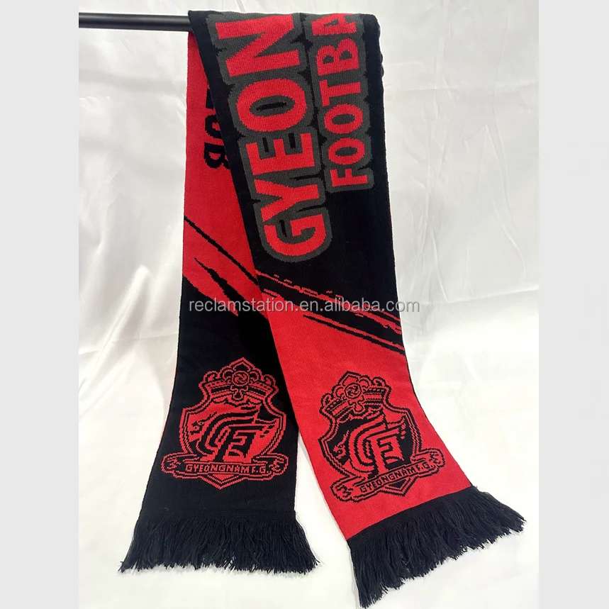 Customized Logo World Soccer Cup Football Team Clubs Scarf