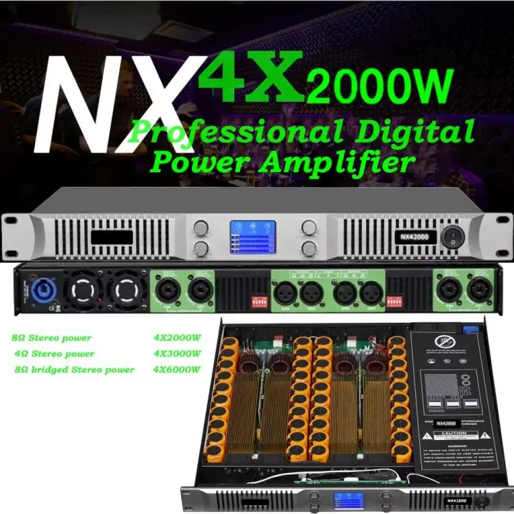 Nx42000 Power Amplifier 20000 Watts Professional Power Amplifier 4 ...