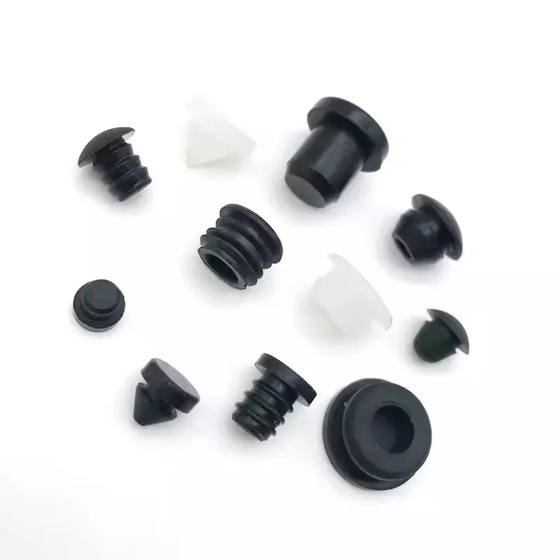 Waterproof Silicone Rubber Plugs With Lock Small Rubber Hole Plugs ...