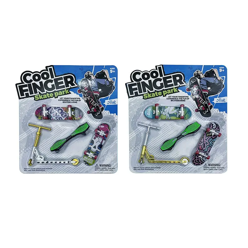 New Plastic Mini Deck Finger Skateboard Set - Fun Fidget Toys for Kids ...