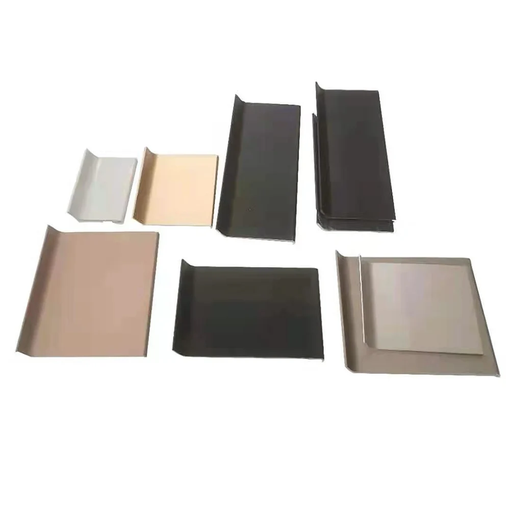 L-shaped Skirting Modern Flooring Baseboard Profile Aluminum Skirting ...