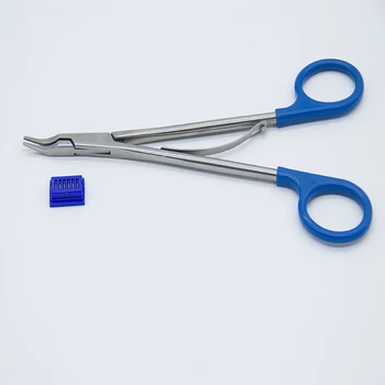 Reusable titanium clip ligating applicator surgical equipment