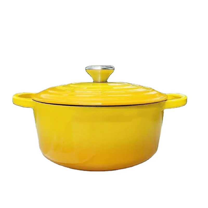 Factory Colorful Enamel Cast Iron Casserole Pot Kitchen Casseroles ...