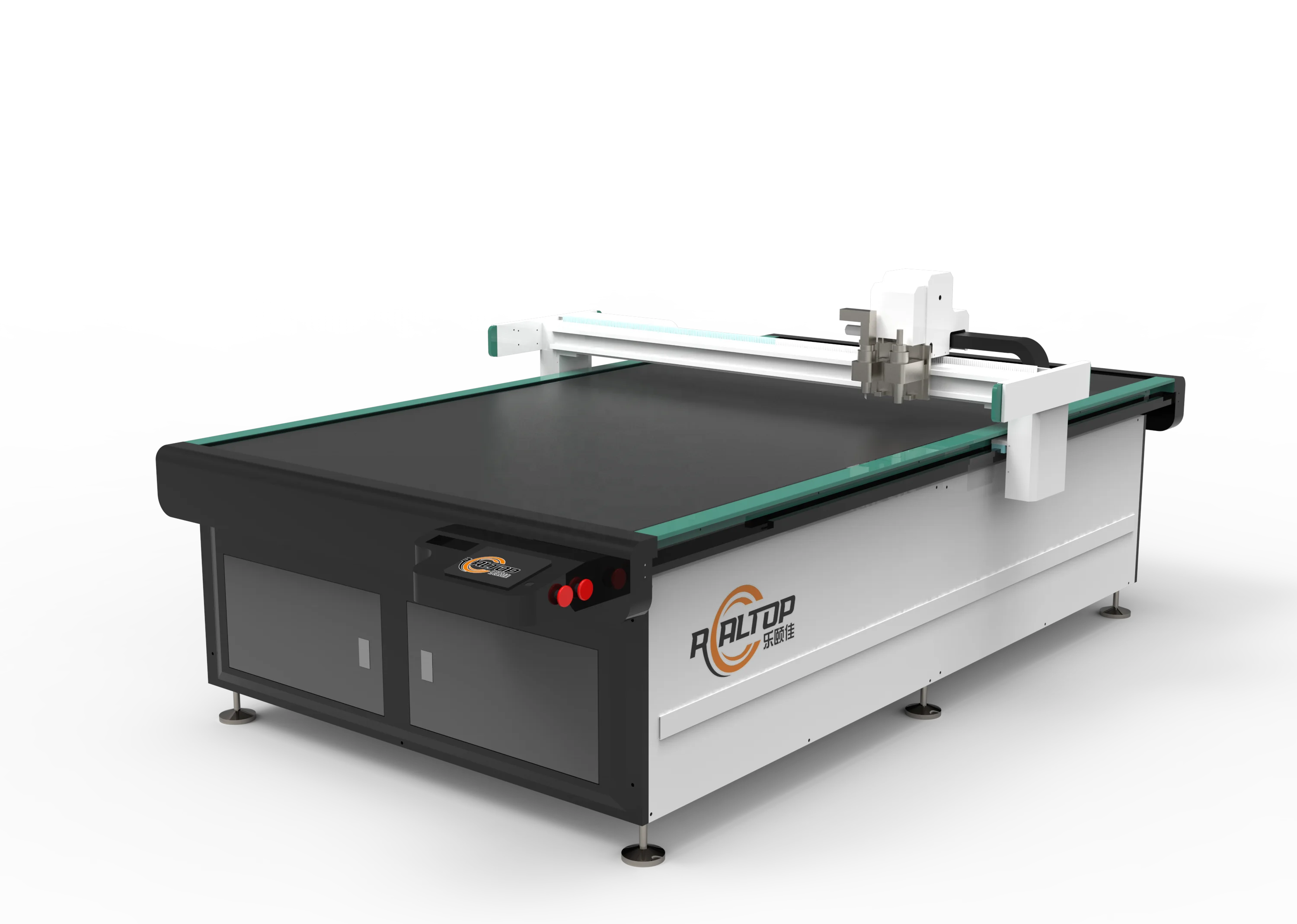 Realtop Carton Box Cardboard Vibrating Cutting Machine