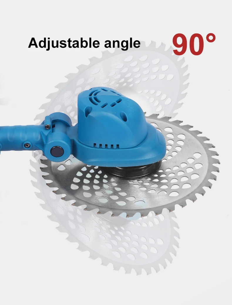 9 Inch Portable Electric Grass Cutter - Cordless & Efficient