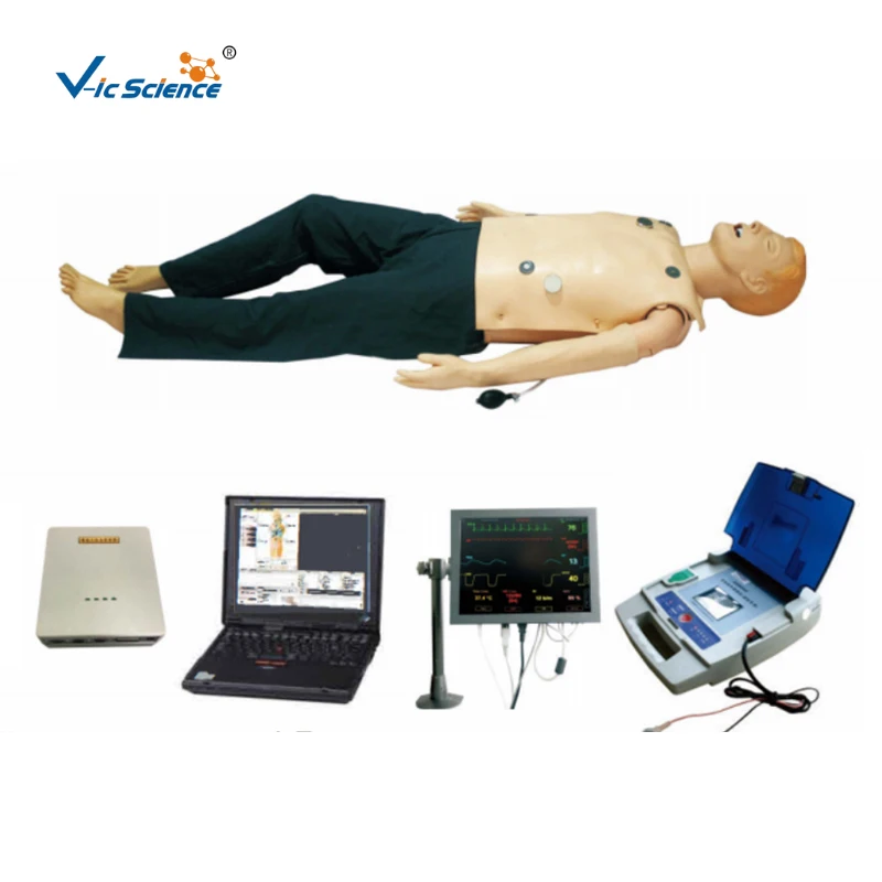 acls manikin high intelligent digital adult comprehensive emergency ...