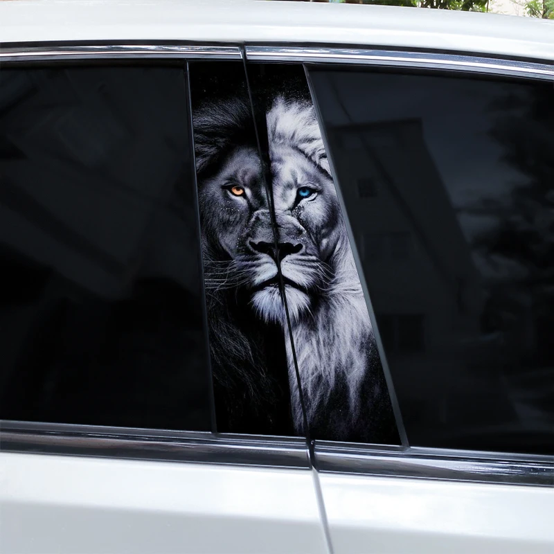 Car Window Pillar Sticker - Creative Personality Decals