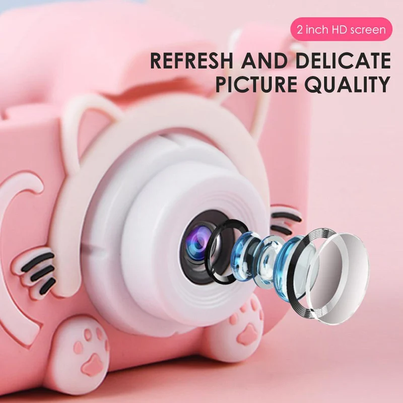 Cute Mini Kids Camera Ips Screen Hd 1080p Children Digital Photo Camera ...