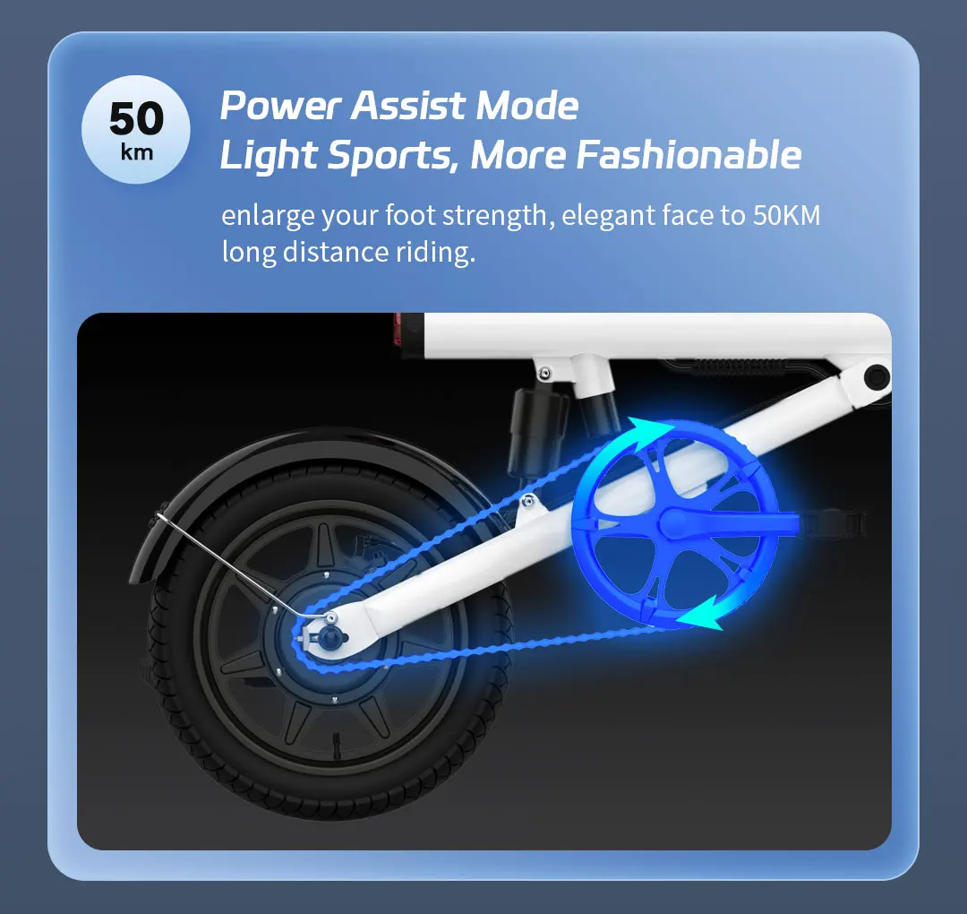 Baicycle S3 Pro Mini Folding Electric Bicycle - 14 Inch E-bike