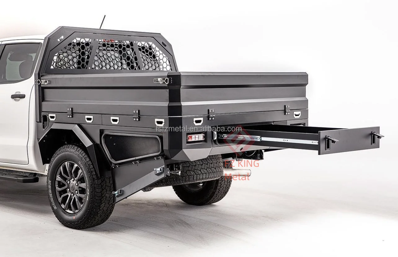 Custom Made Aluminum Ute Tray with Iron Back Canopies