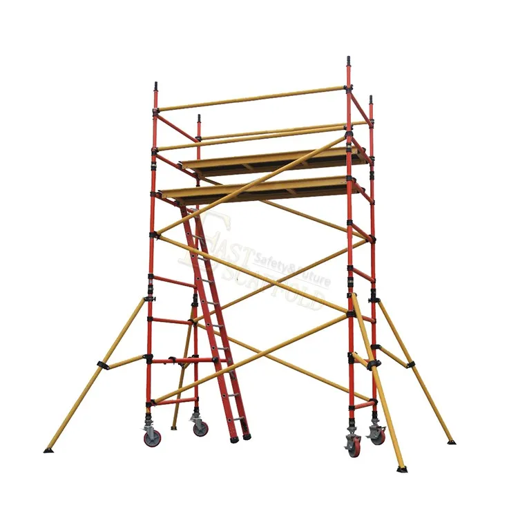 High Voltage Australian Standards/en1004 Platform Frp Mobile Fiberglass ...