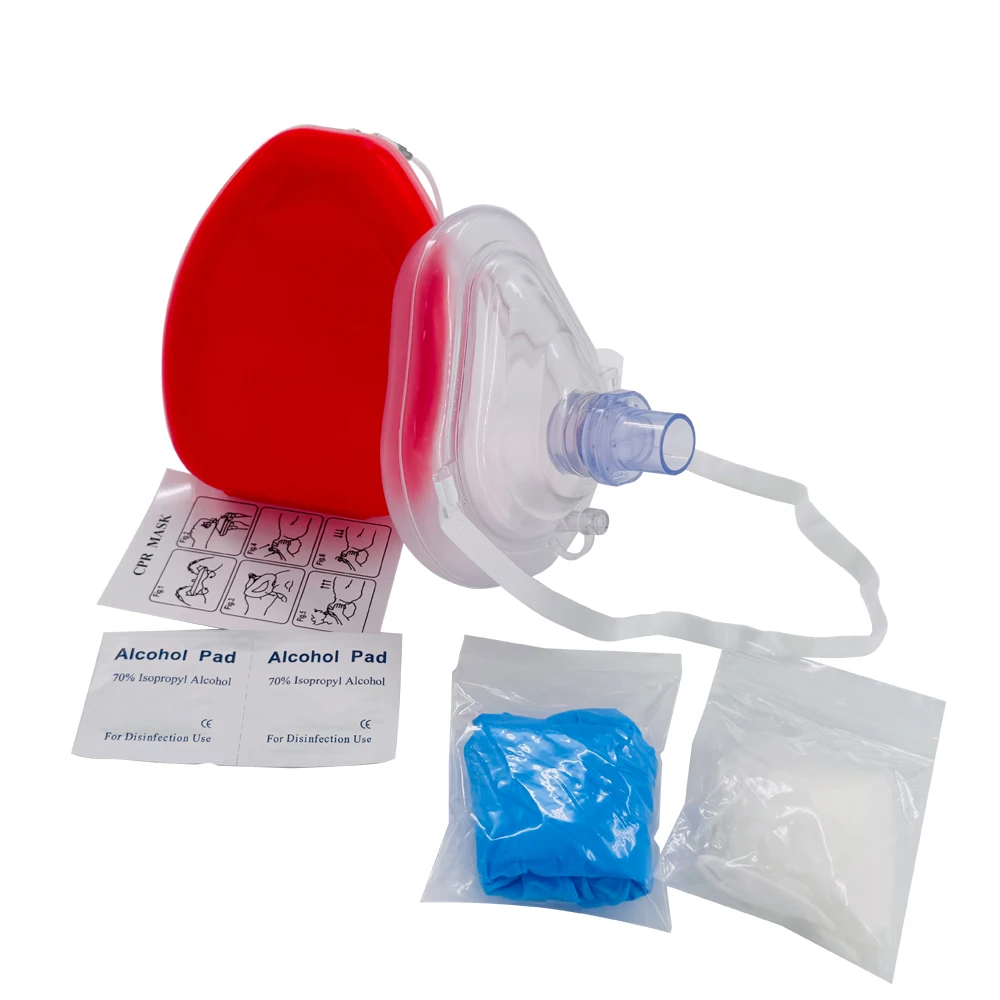 Resuscitator Mask First Aid CPR Mask Mouth-to-Mouth Breathing Mask One ...