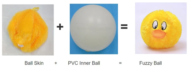 Custom Inflatable Beach Bouncing Ball Plush Toy for Kids