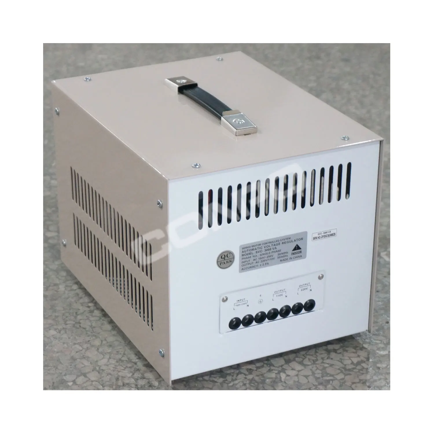 Svc-3000va Servomotor High Precision Ac Automatic Voltage Stabilizer ...