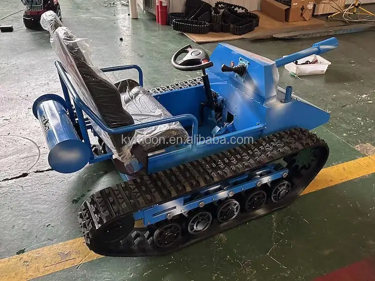 Rubber Tracked Chassis Entertainment Tank Undercarriage Single Person ...