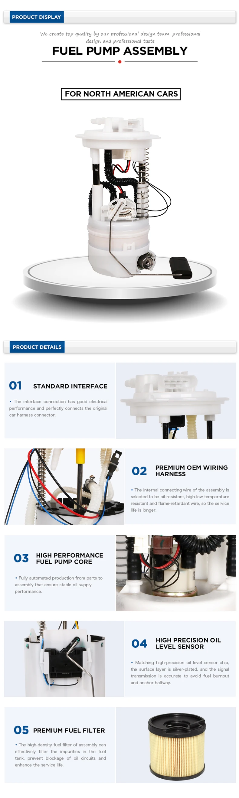 Asiaefi 8k0919051ah High Quality 8k0919051ah Fuel Pump Assembly For ...