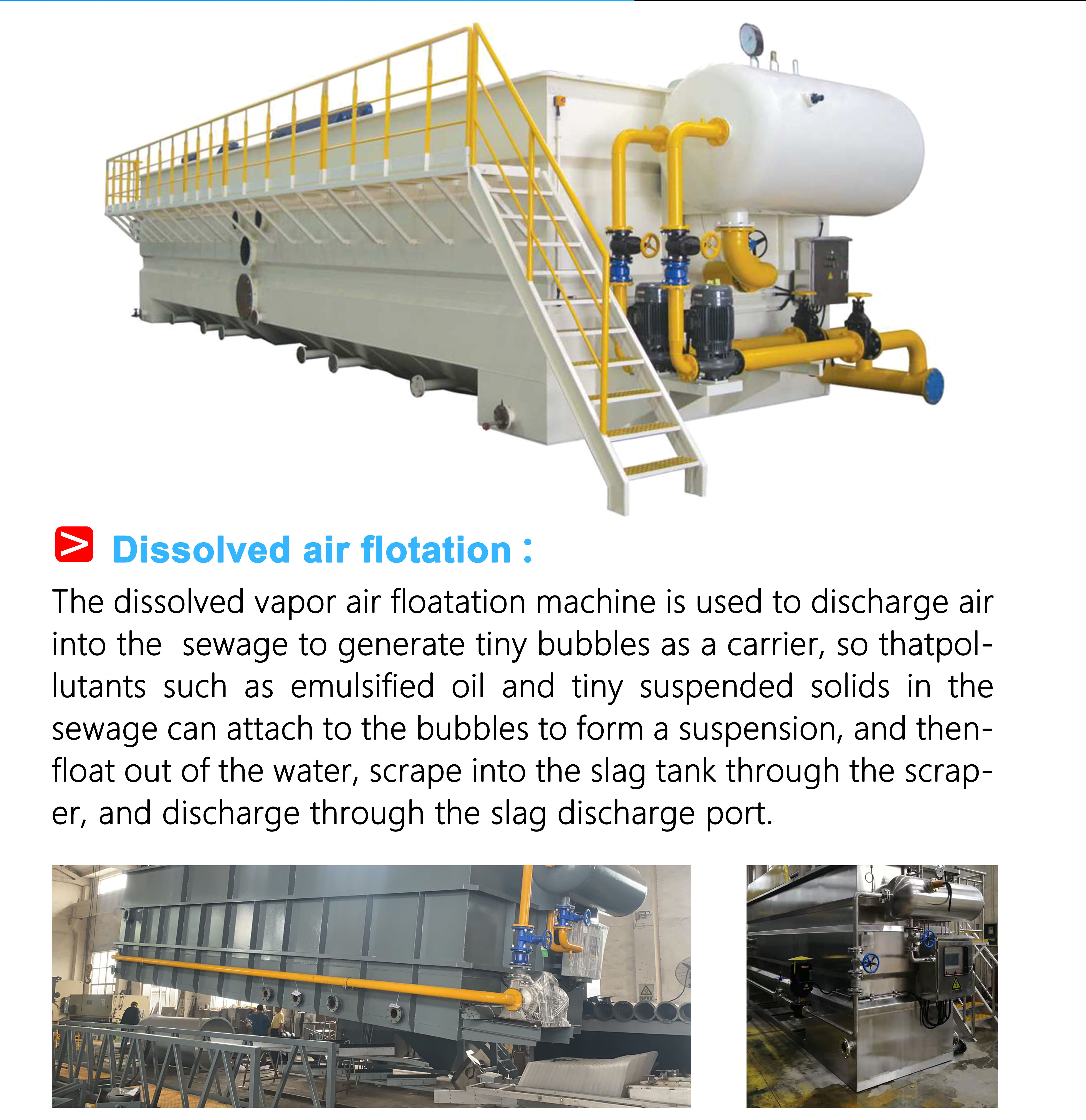 Wastewater Treatment Separation Of Dissolved Daf Air Flotation For ...