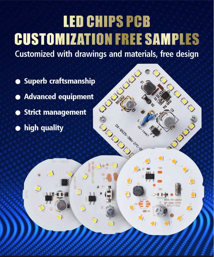 AC LED Module PCB Aluminum Substrate - 50000 Hours Lifespan