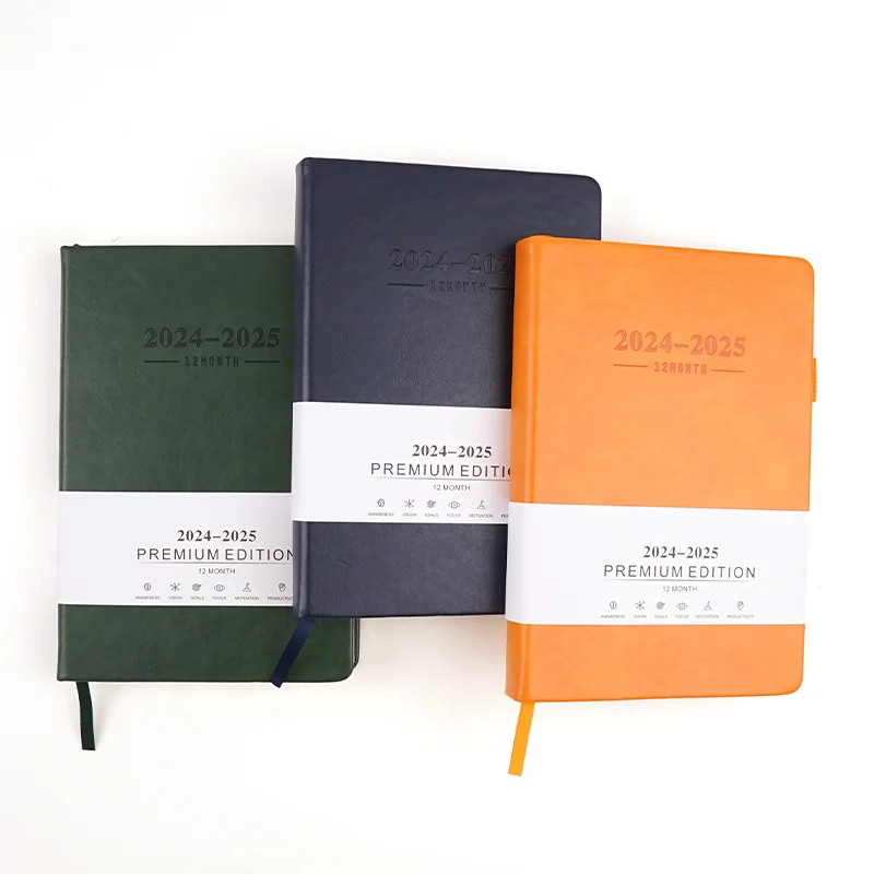 Personalized Pu Leather Journal Diary Planner Notebook Custom Notebooks ...