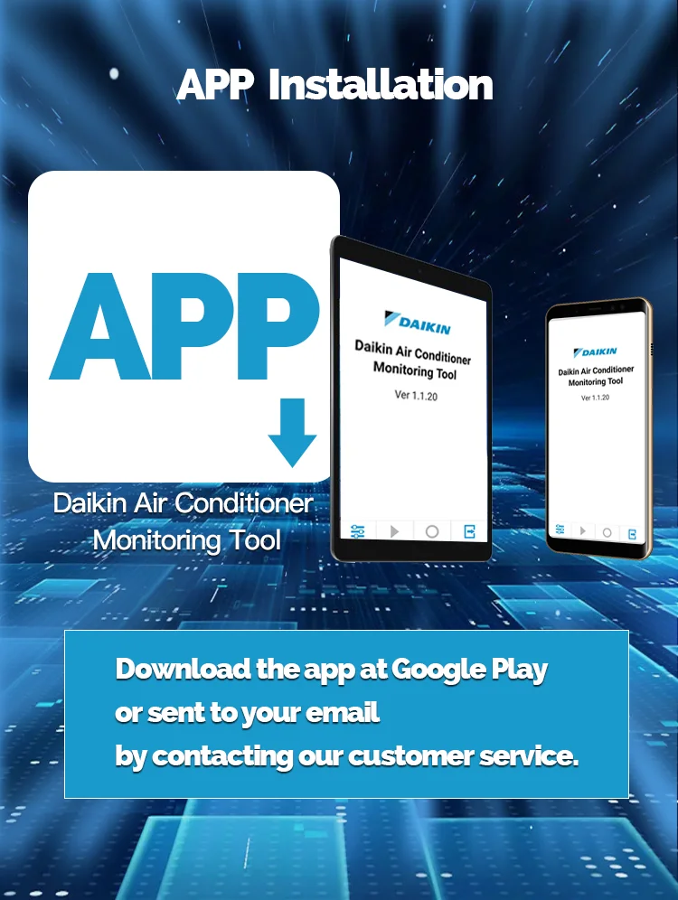 Daikin VRV Skyair RA System Service Diagnostic Tool - Bluetooth Dchecker